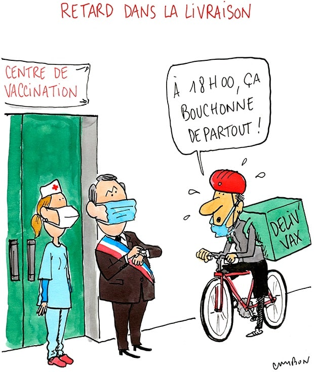 Le dessin de la semaine : retard dans la livraison
