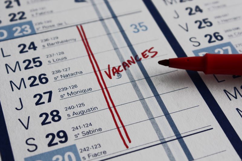 Calcul du nombre de jours travaillés en 2024 | WEKA